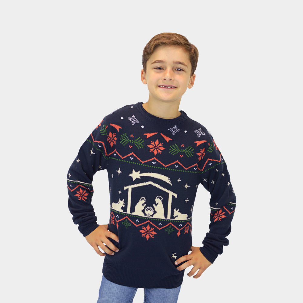 Boys and Girls Christmas Jumper Nativity – Christmas Jumper Shop