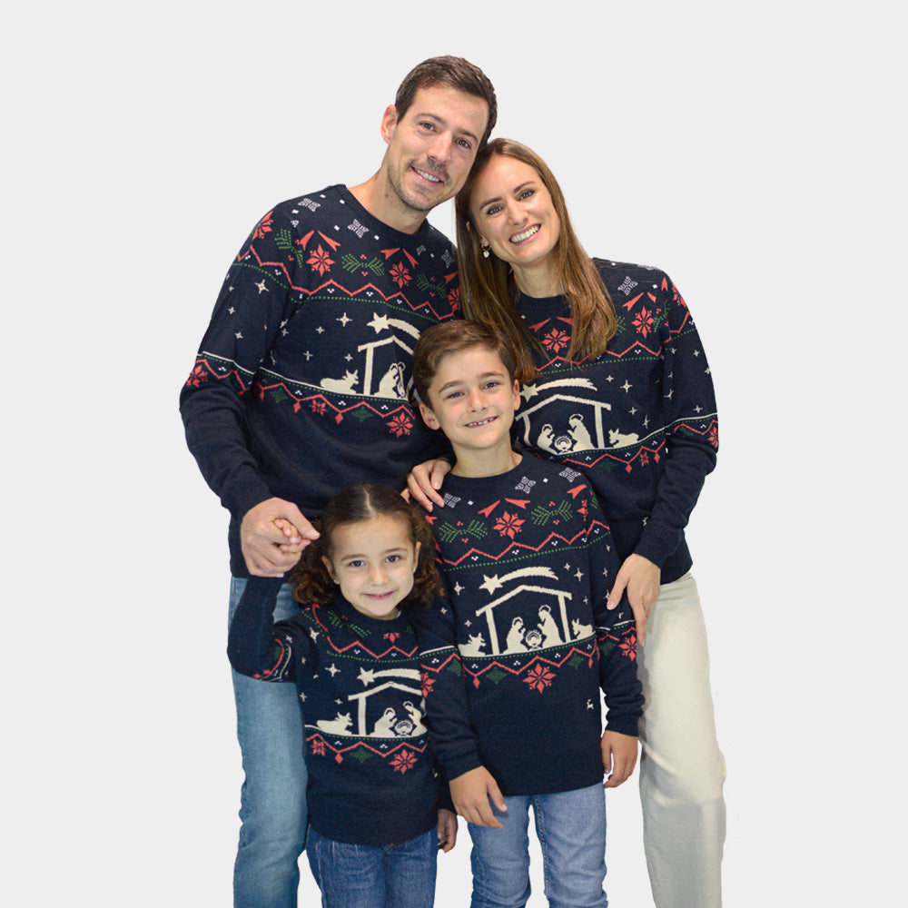 Matching Family Christmas Jumper 'Nativity' – Christmas Jumper Shop