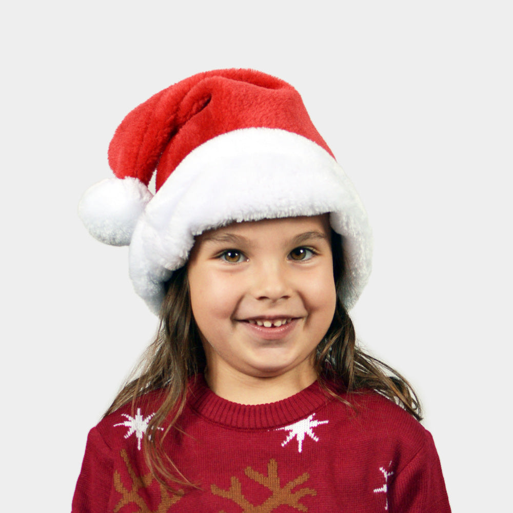 Kids Christmas Deluxe Santa Hat – Christmas Jumper Shop