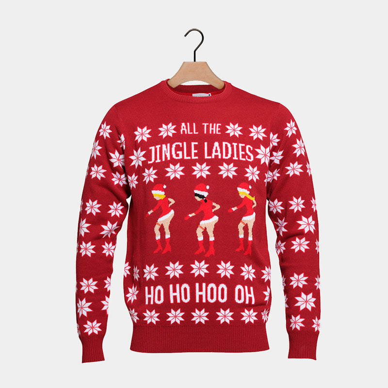 Red Christmas Jumper Beyoncé Jingle Ladies - 2022 Design – Christmas ...
